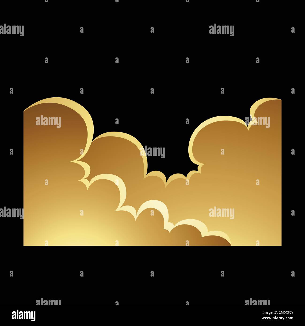 Golden heaven Stock Vector Images - Alamy