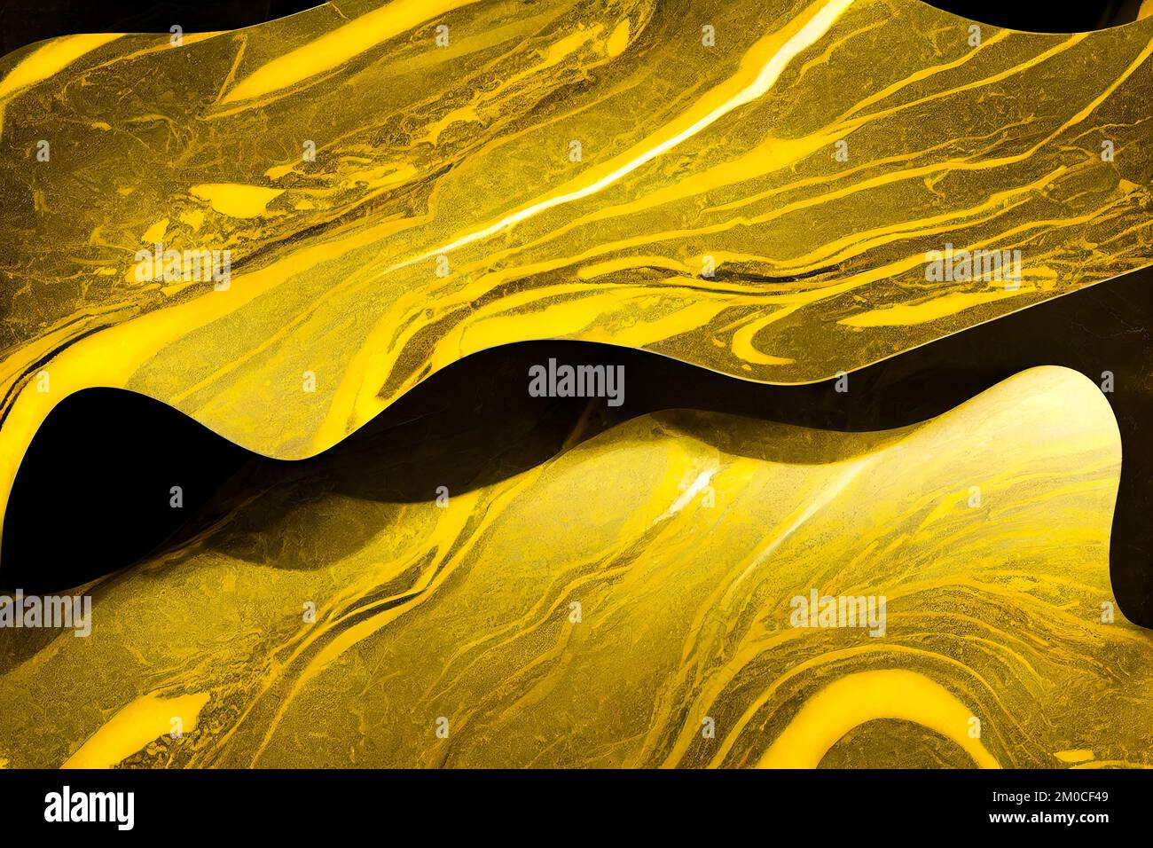 Black and gold marble abstract background. Decorative acrylic paint ...