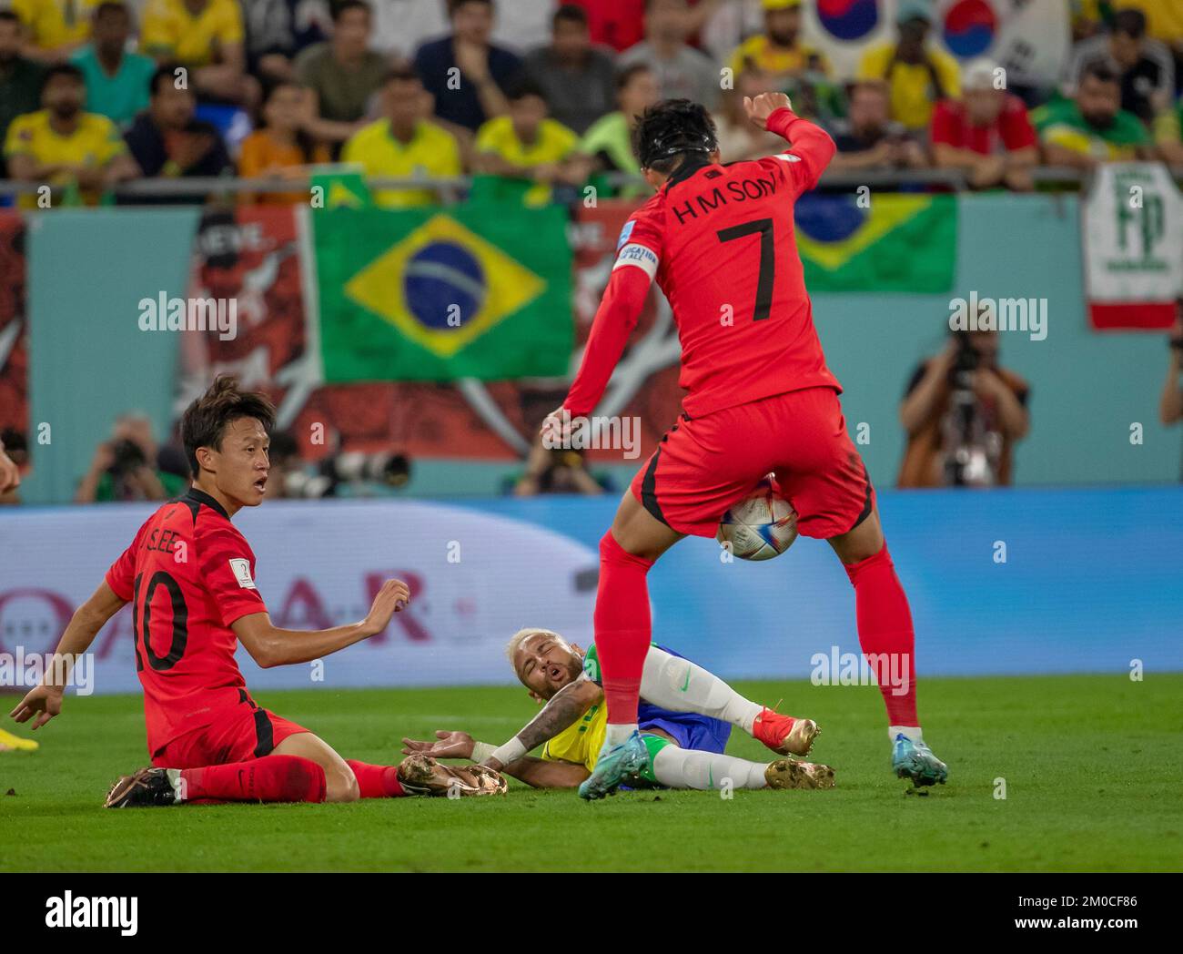 Doha, Catar. 05th Dec, 2022. Brazil vs Korea del Sur Party, match valid ...