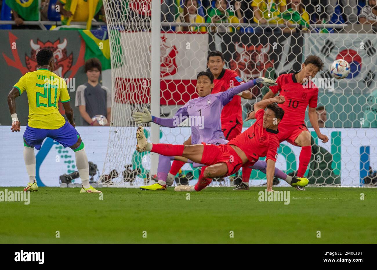 Doha, Catar. 05th Dec, 2022. Brazil vs Korea del Sur Party, match valid ...