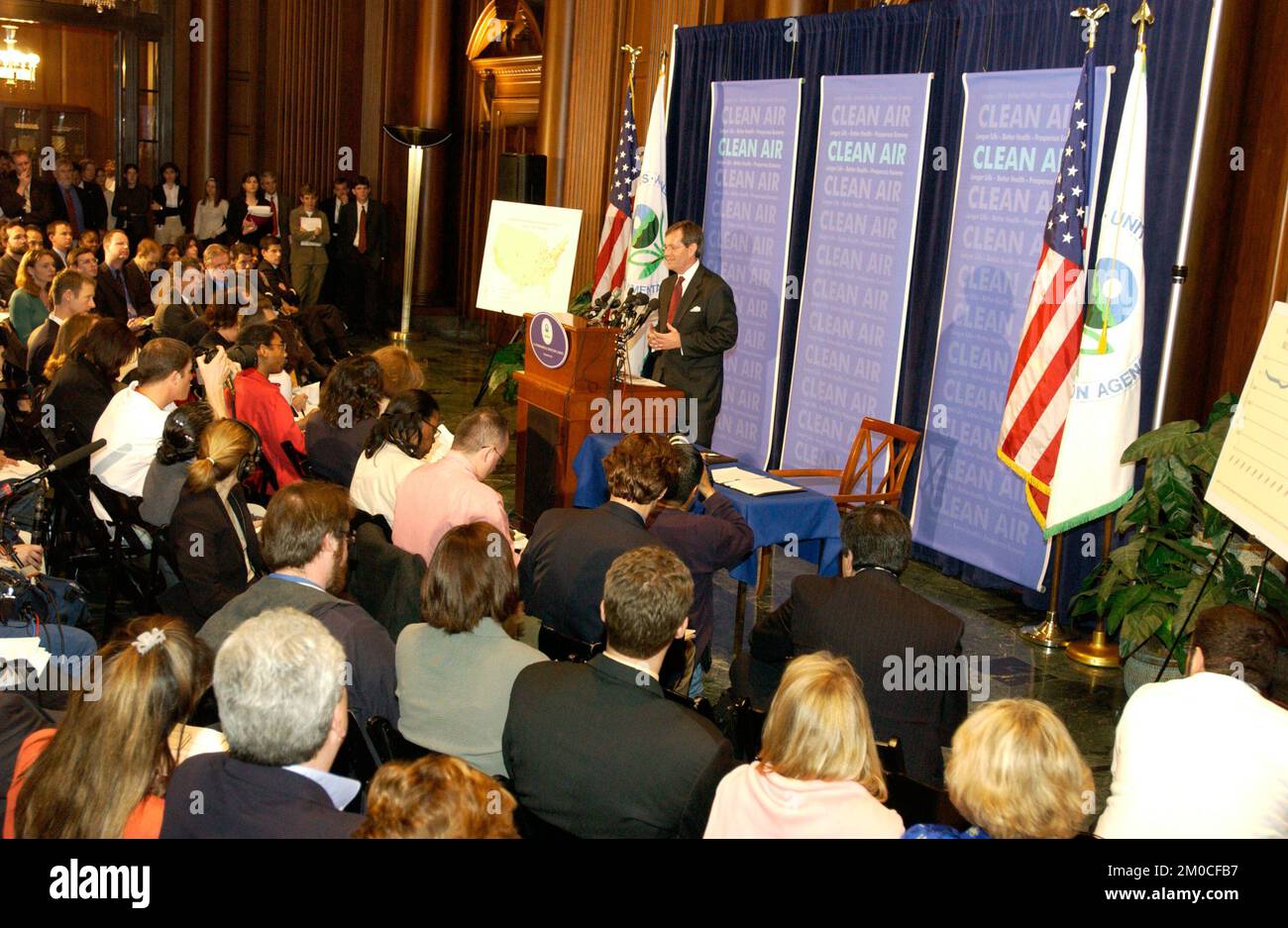 Mike Leavitt - Clean Air Bill , Environmental Protection Agency Stock ...