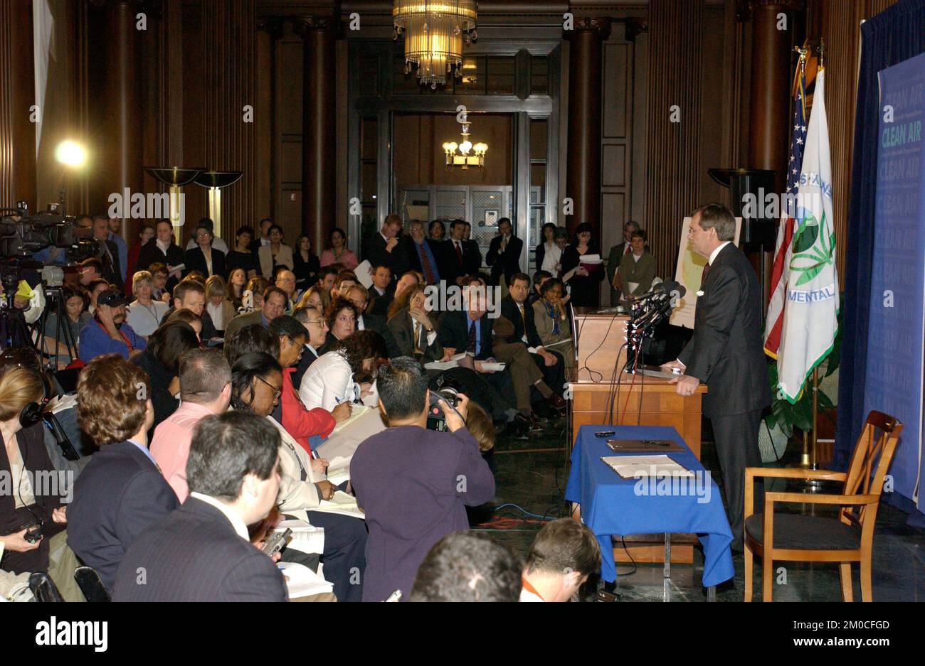 Mike Leavitt - Clean Air Bill , Environmental Protection Agency Stock ...