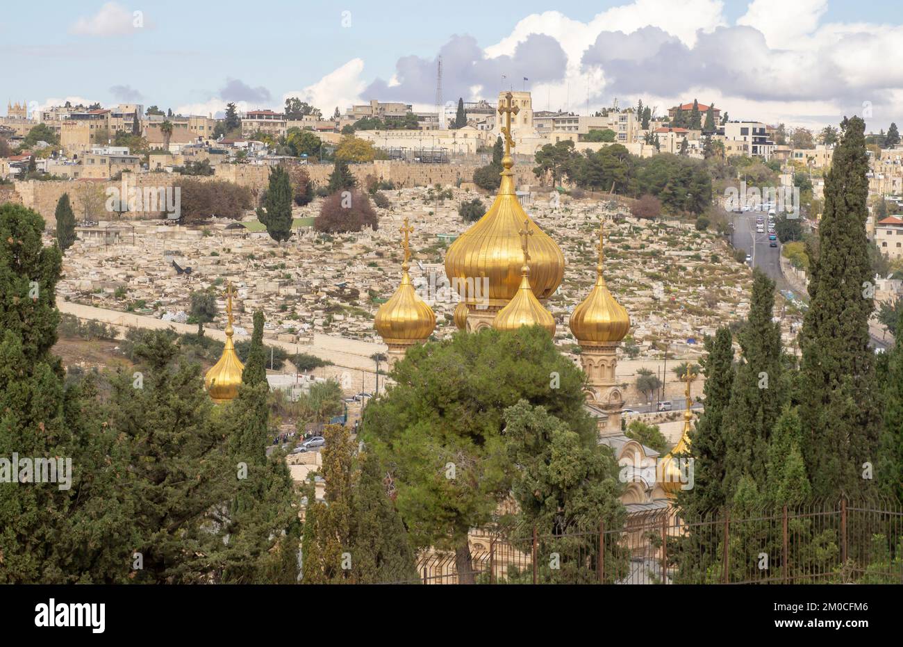 9 Nov 2022 The golden spires of the Russian Orthodox Church of Mary ...