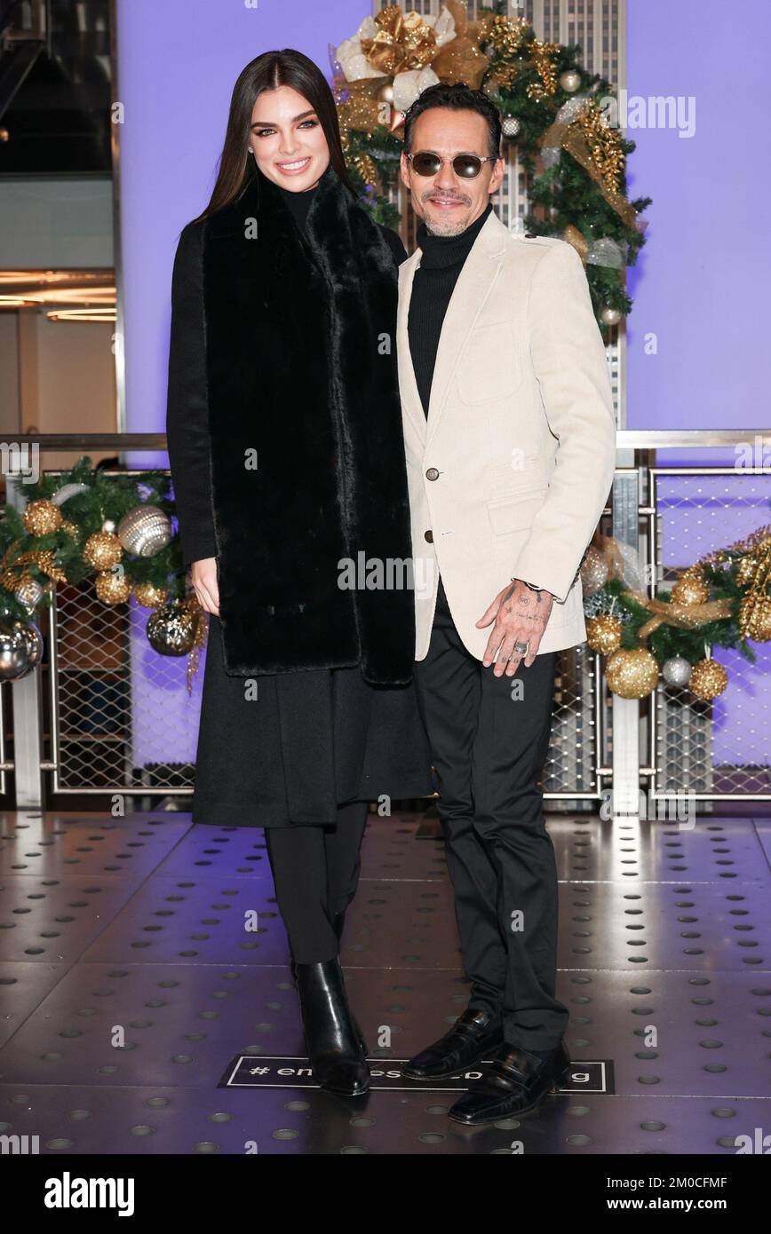 New York, NY, USA. 5th Dec, 2022. Nadia Ferreira, Marc Anthony at a public appearance for Marc ...
