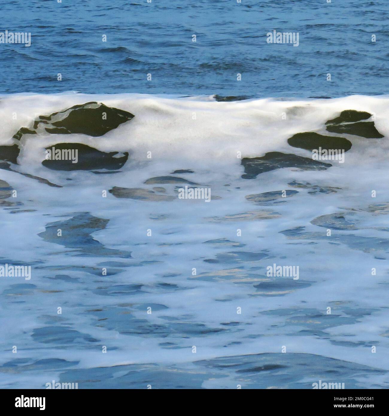 Abstract colour photograph using in camera multiple exposures selective ...