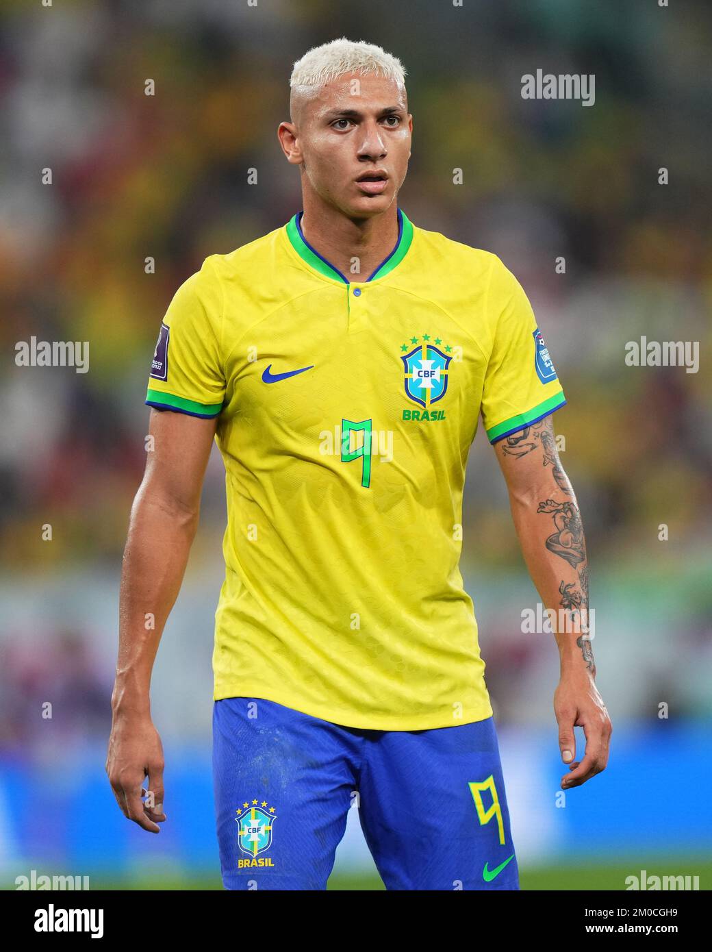 Richarlison de Andrade of Brazil during the FIFA World Cup Qatar 2022 ...