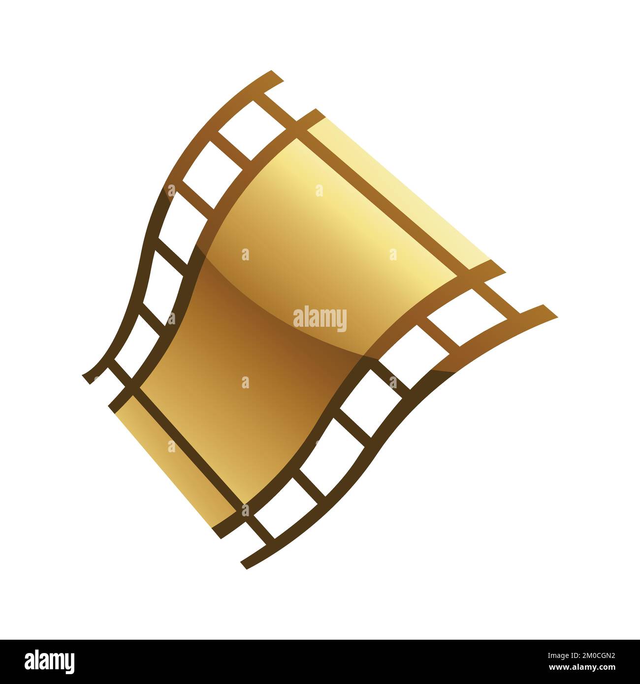 Gold film still Stock Vector Images - Alamy