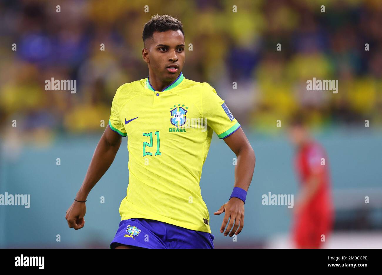 Doha, Qatar, 5th December 2022. Rodrygo of Brazil during the FIFA World ...