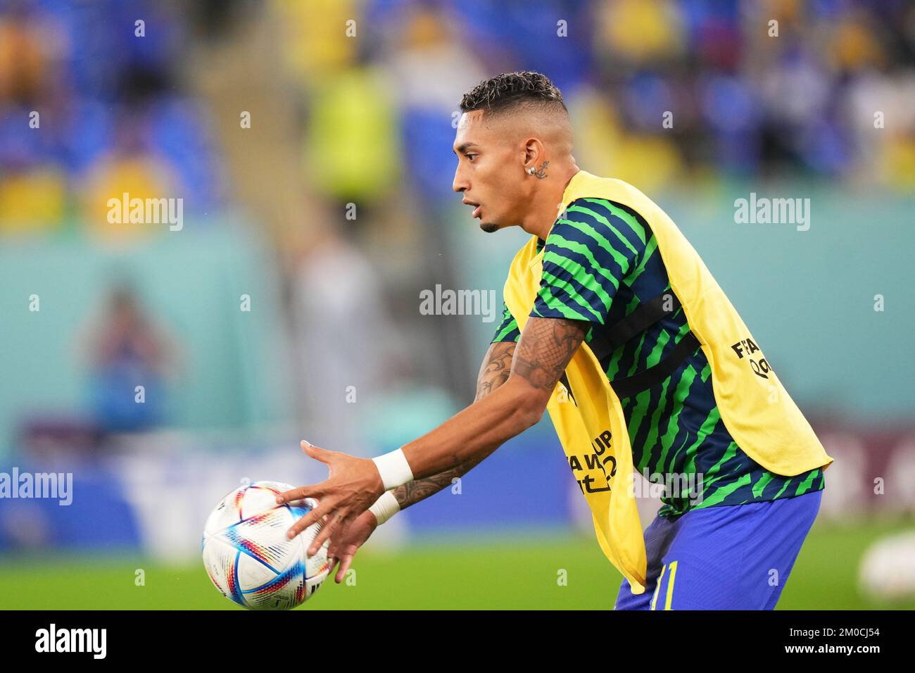 Raphael Dias Belloli Raphinha of Brazil during the FIFA World Cup Qatar ...