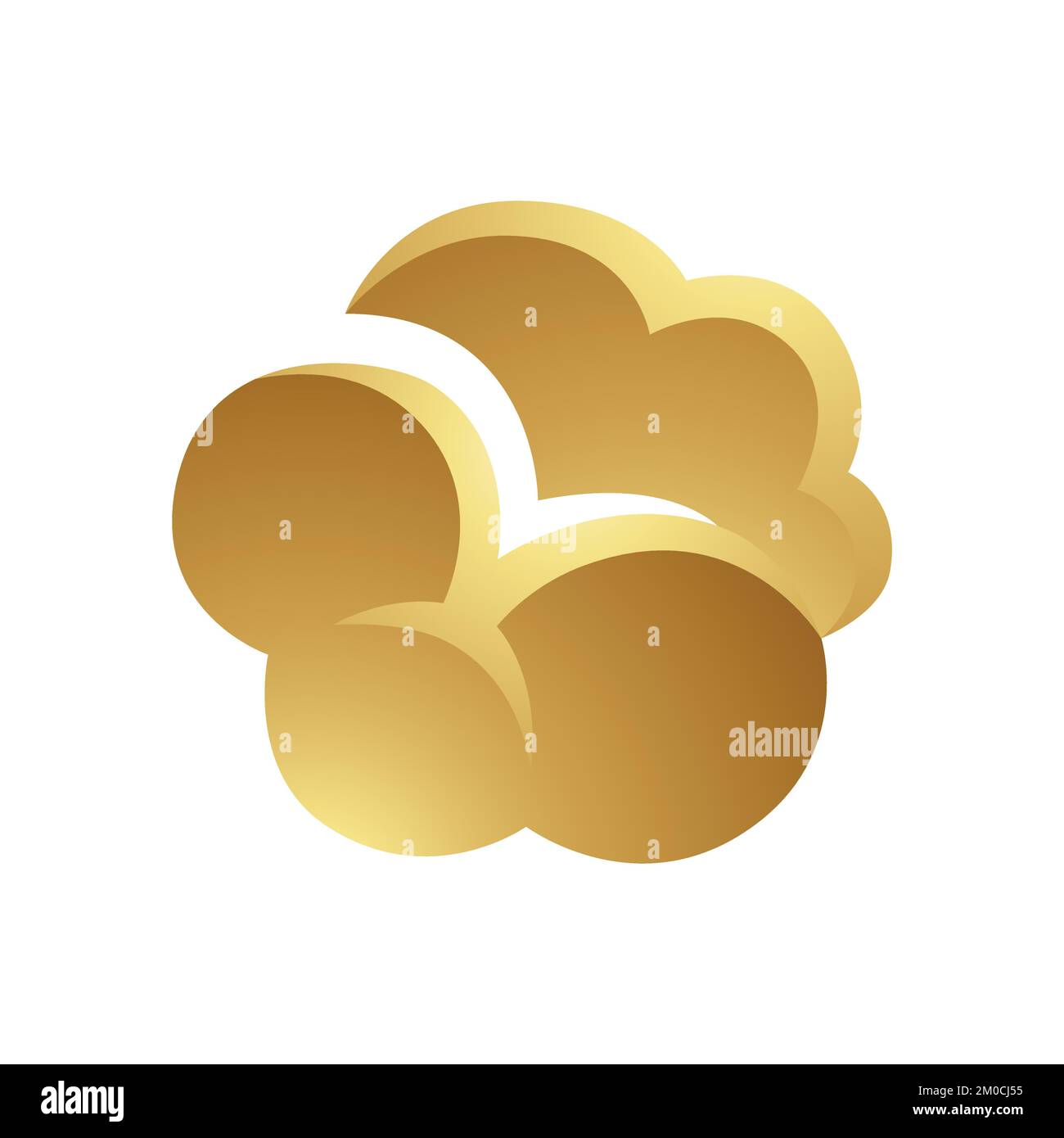 White fluffy cartoon clouds on Cut Out Stock Images & Pictures - Alamy