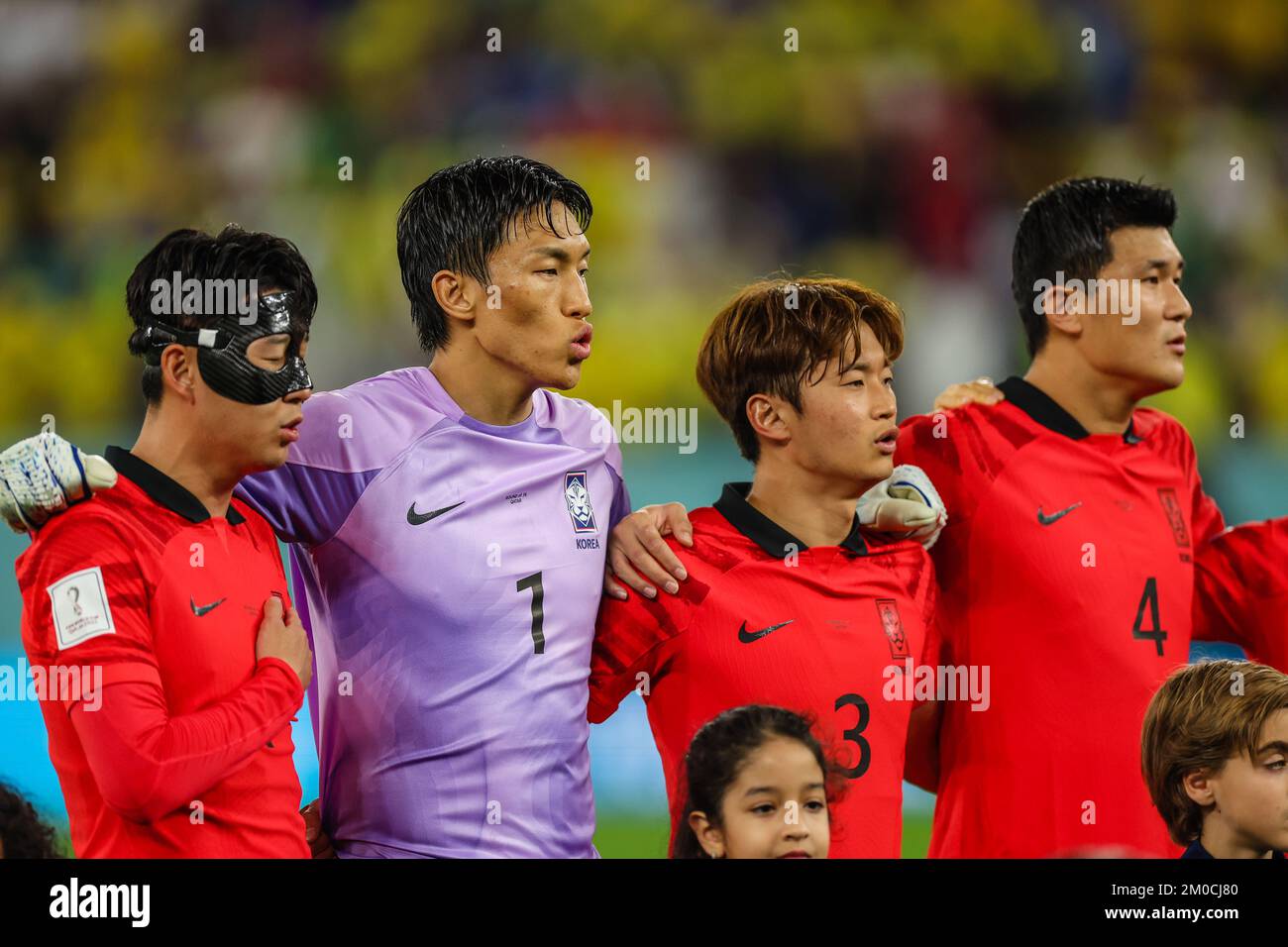Doha, Qatar. 05th Dec, 2022. South Korea player during a match against ...