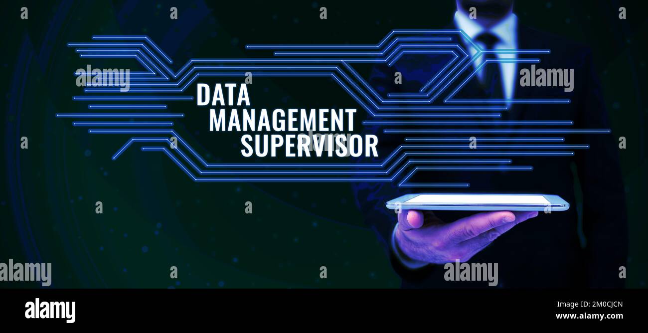 Conceptual display Data Management Supervisor. Internet Concept ...