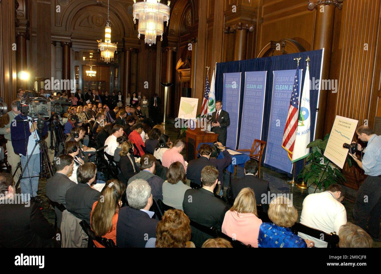 Mike Leavitt - Clean Air Bill , Environmental Protection Agency Stock ...