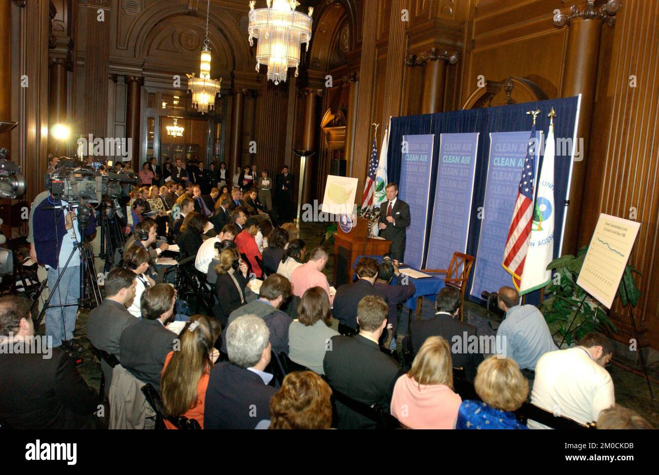 Mike Leavitt - Clean Air Bill , Environmental Protection Agency Stock ...