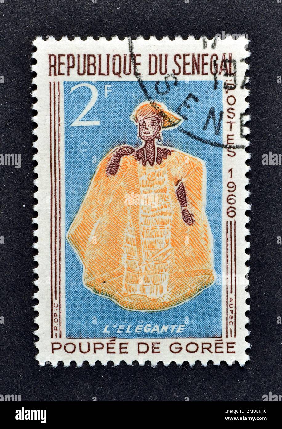 Senegal postage stamp hi-res stock photography and images - Alamy