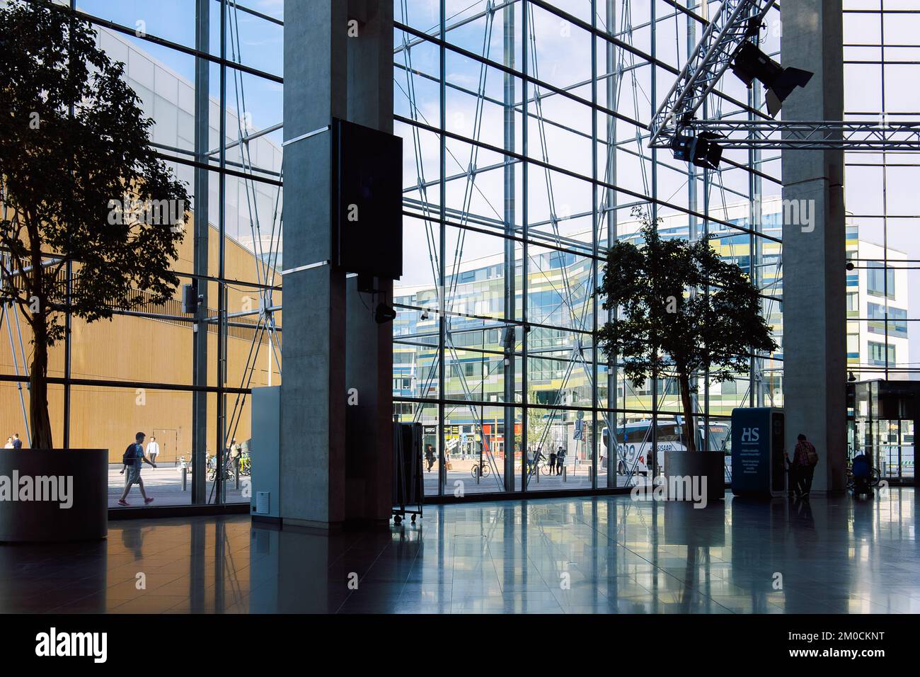Helsinki, Finland - August 22, 2022: Sanomatalo is business office ...