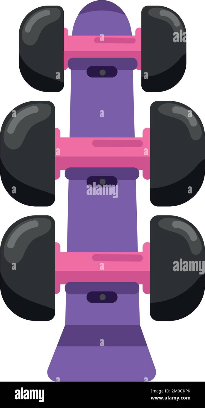 Rack gym dumbbells icon hi-res stock photography and images - Alamy