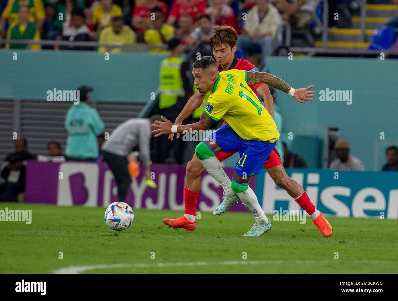 Doha, Catar. 05th Dec, 2022. Brazil vs Korea del Sur Party, match valid ...