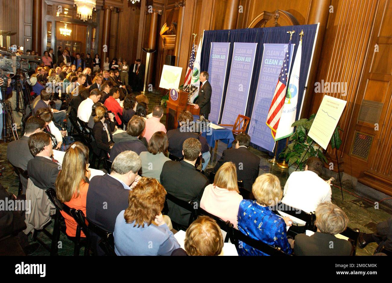 Mike Leavitt - Clean Air Bill , Environmental Protection Agency Stock ...