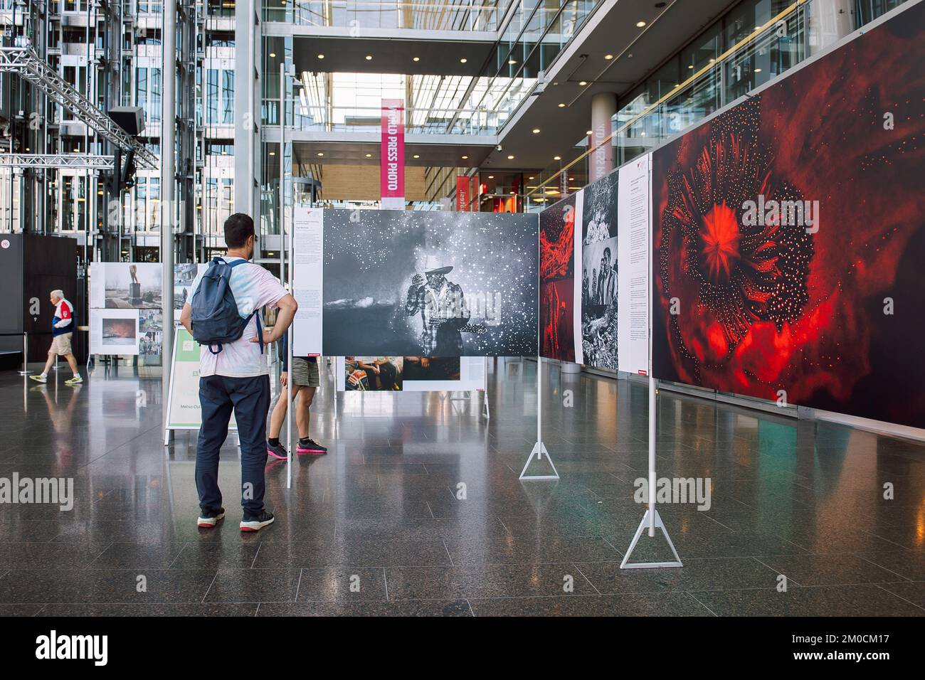 Helsinki, Finland - August 22, 2022: Sanomatalo is business office ...