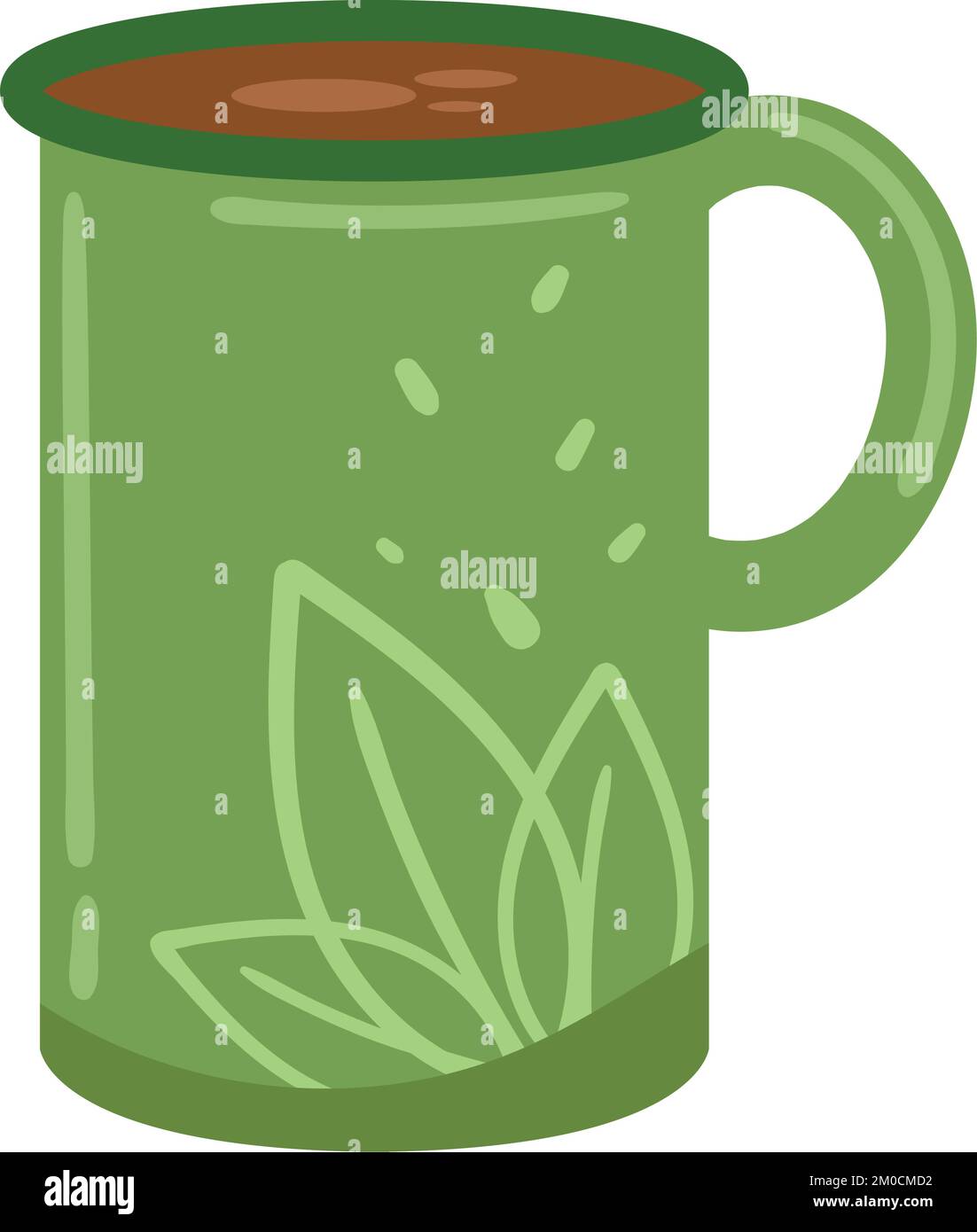 green coffee cup Stock Vector Image & Art - Alamy