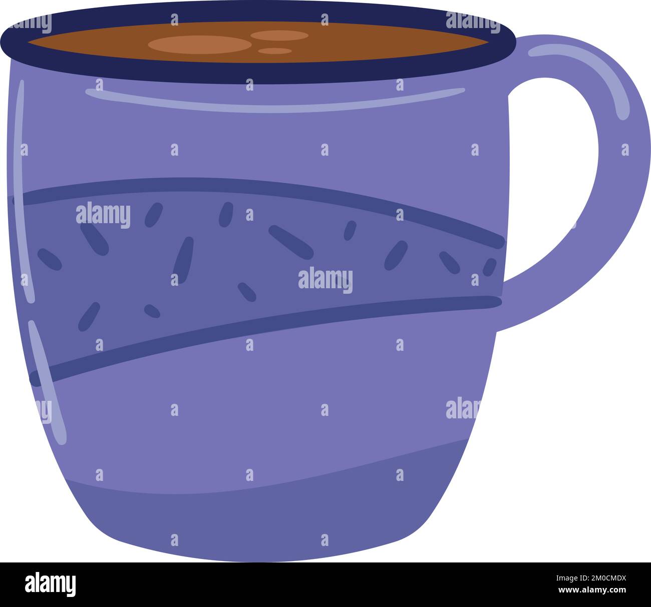 purple coffee cup Stock Vector Image & Art - Alamy