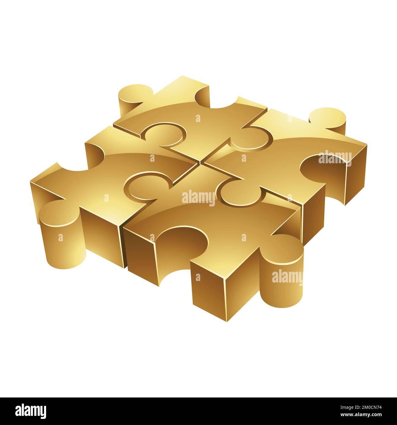 Golden jigsaw puzzle on hi-res stock photography and images - Alamy