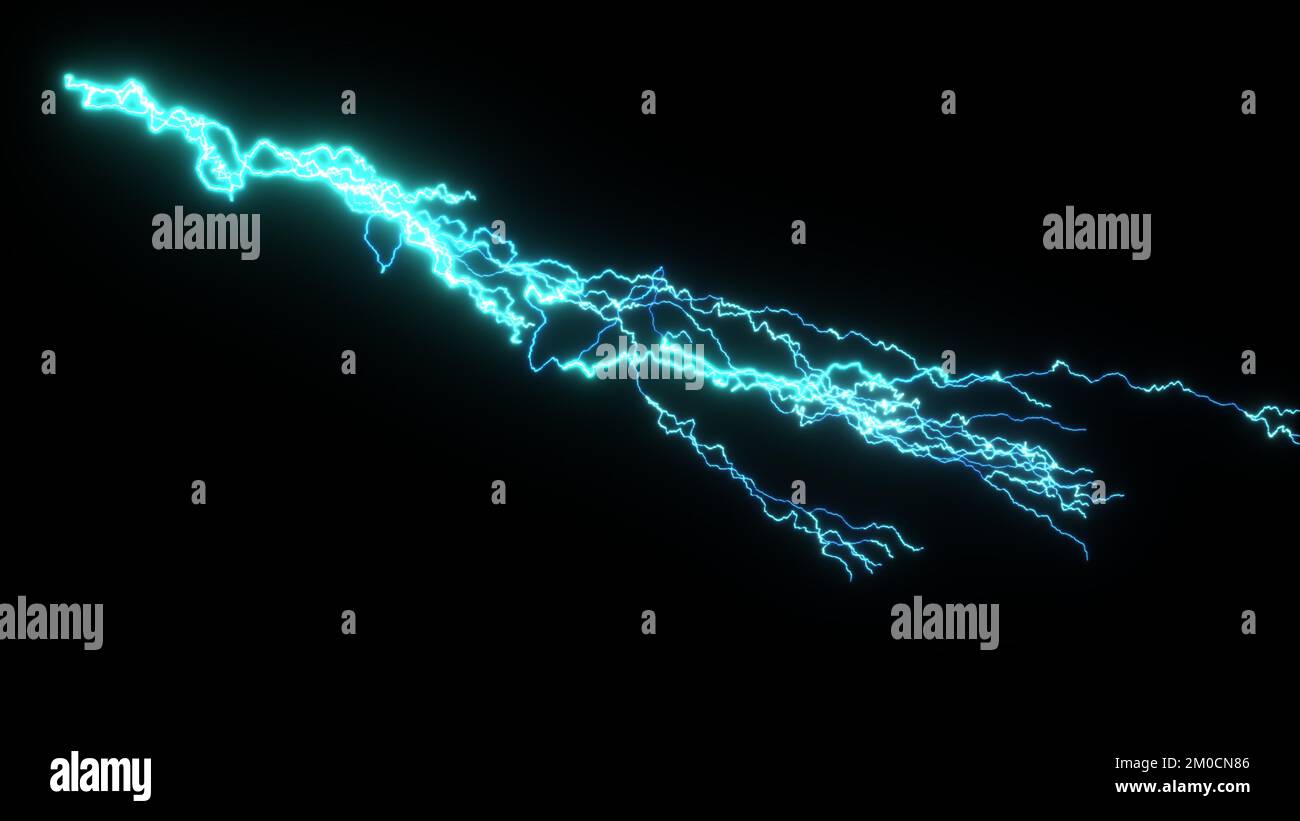 Lighting bolt. Computer generated 3d render Stock Photo - Alamy