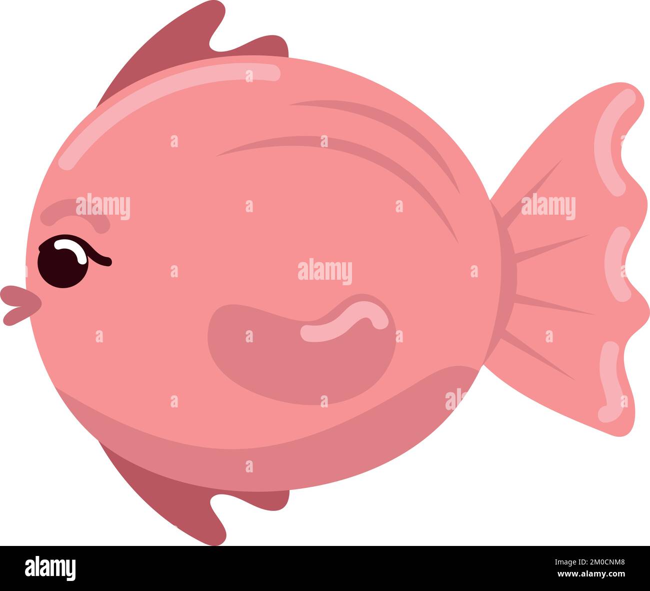 pink fish icon Stock Vector Image & Art - Alamy