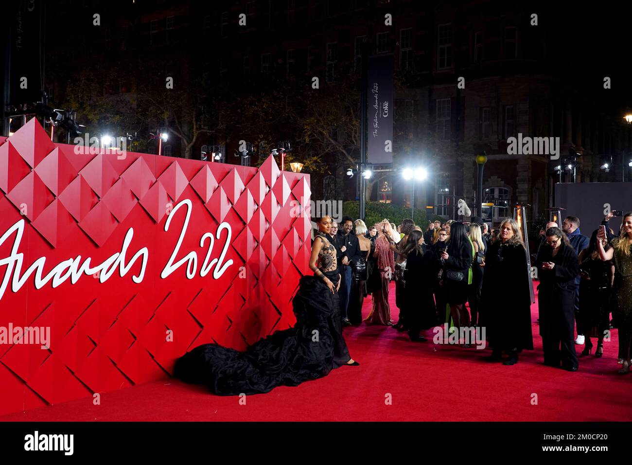 Jourdan Dunn attending the Fashion Awards 2022 held at the Royal Albert ...