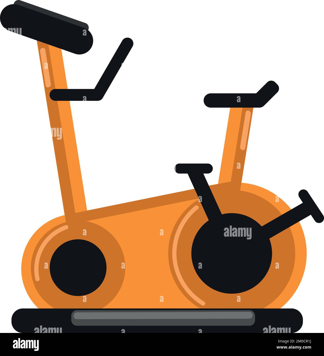 gym bicycle static Stock Vector Image & Art - Alamy