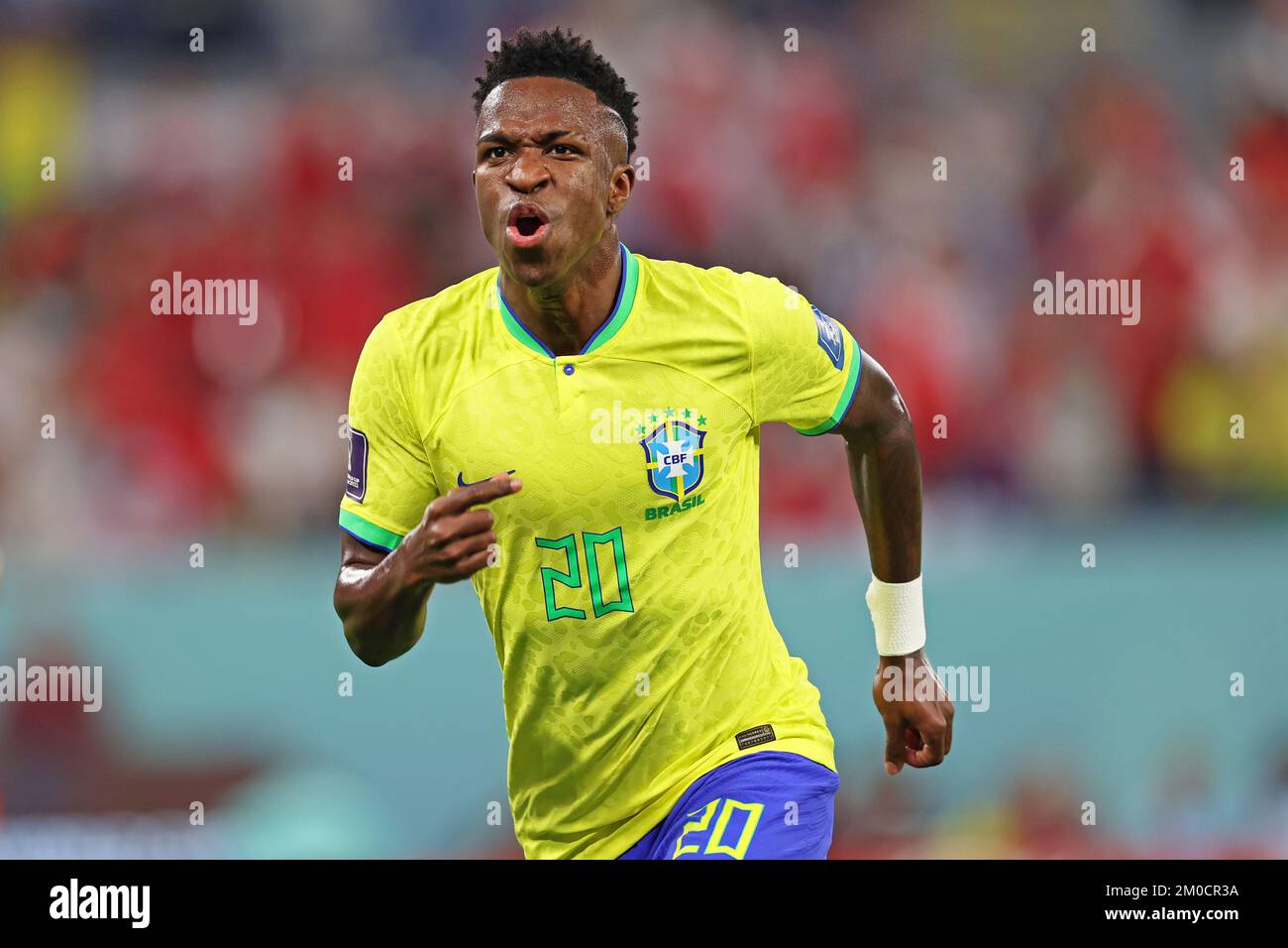 Vinícius Jr. do Brasil during the FIFA World Cup Qatar 2022 match ...