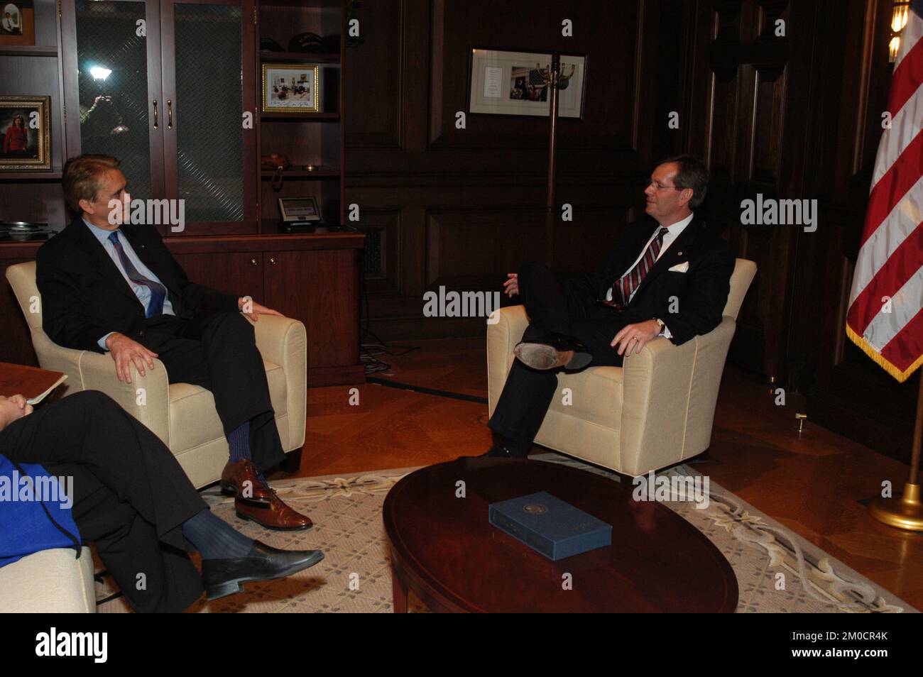 Bill Riley with Administrator Mike Leavitt , Environmental Protection ...