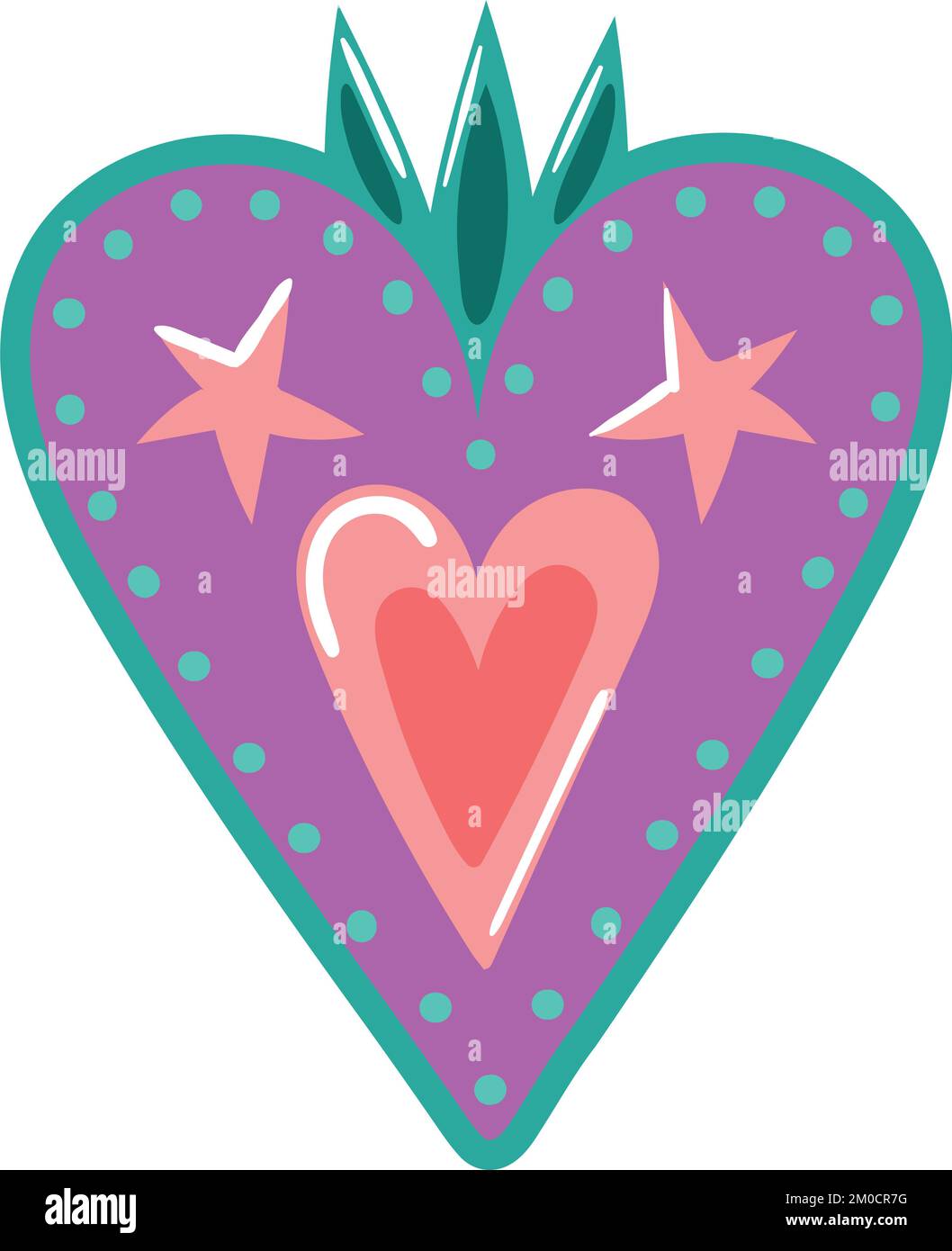 decorative heart icon Stock Vector Image & Art - Alamy
