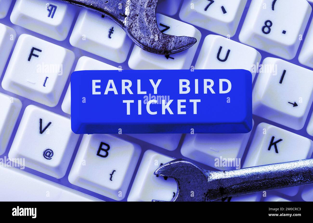 Conceptual display Early Bird Ticket. Concept meaning Buying a ticket ...