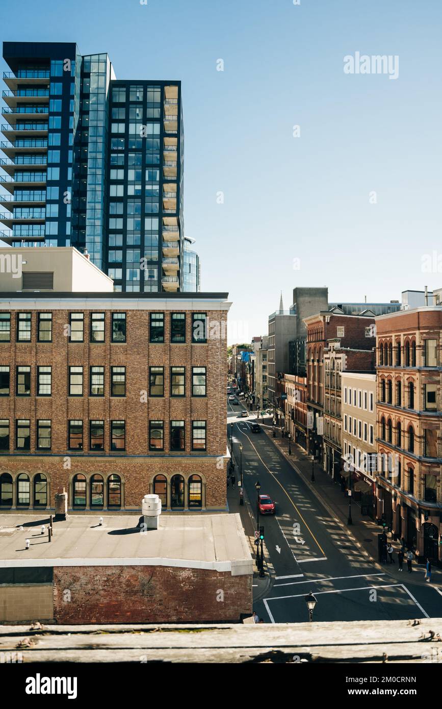 HALIFAX, NS, CANADA - MAY 2022: Historic Buildings on Barrington Street ...