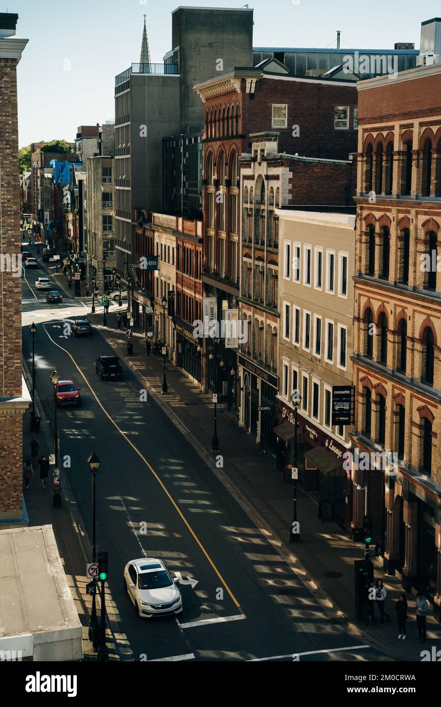HALIFAX, NS, CANADA - MAY 2022: Historic Buildings on Barrington Street ...