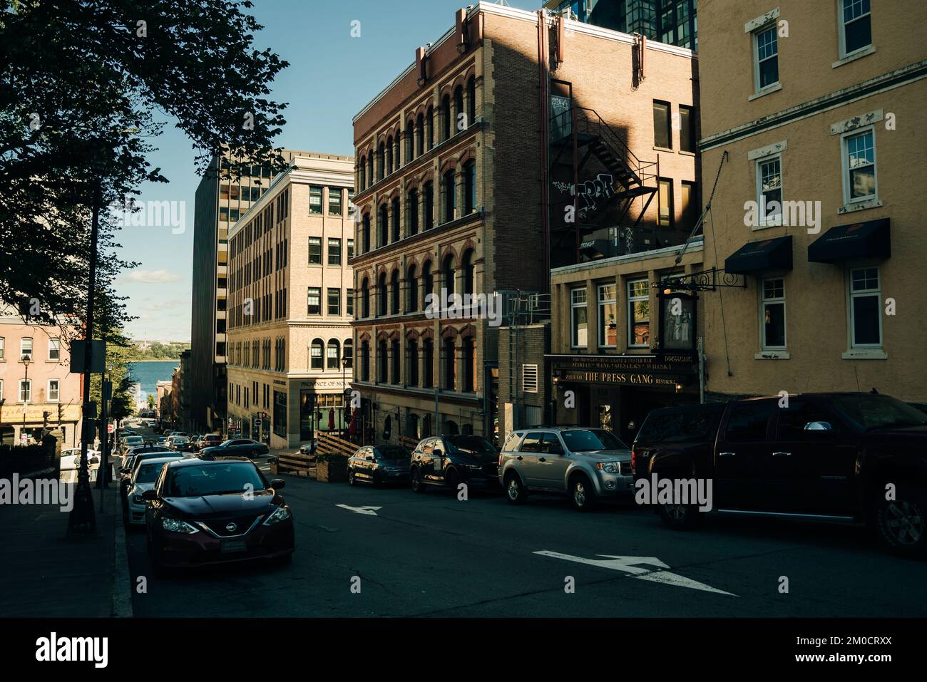 HALIFAX, NS, CANADA - MAY 2022: Historic Buildings on Barrington Street ...