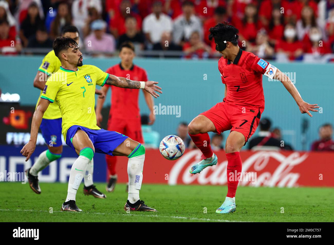 Doha, football, FIFA World Cup 2022, Brazil. 05th Dec, 2022. Korea ...