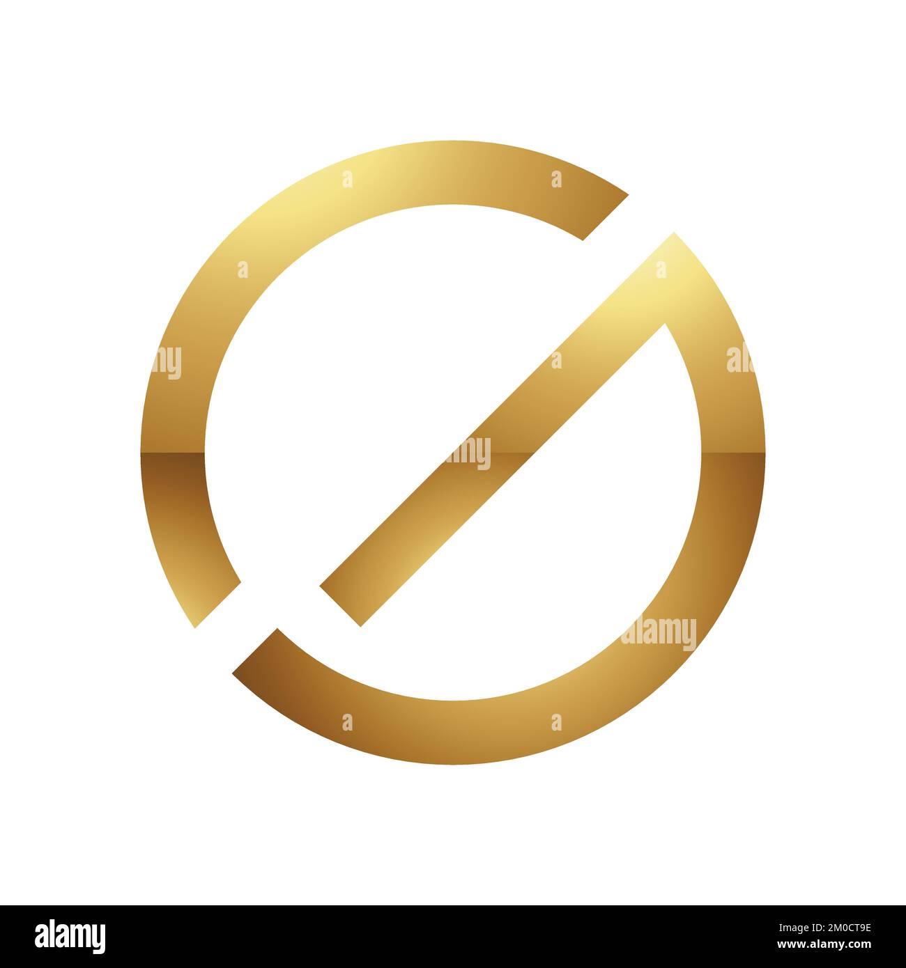 Golden Letter G Symbol on a White Background - Icon 9 Stock Vector ...
