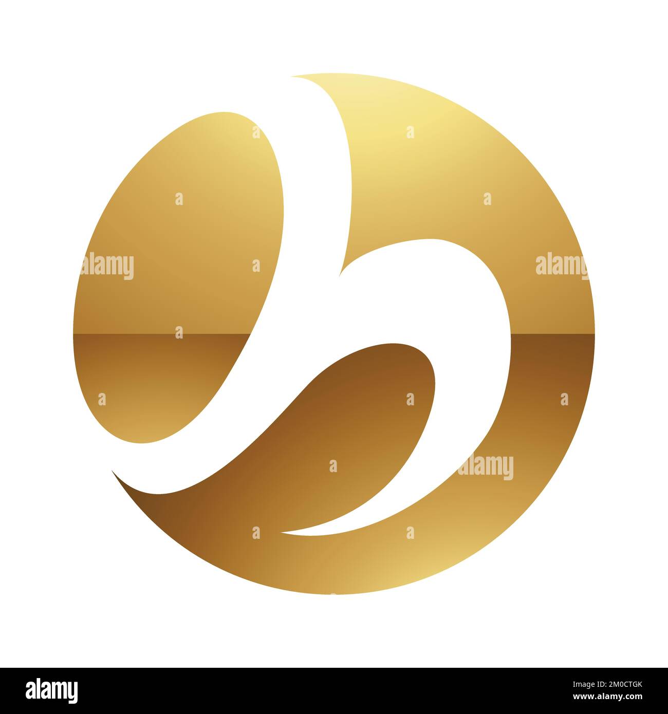 Golden Letter H Symbol on a White Background - Icon 3 Stock Vector ...