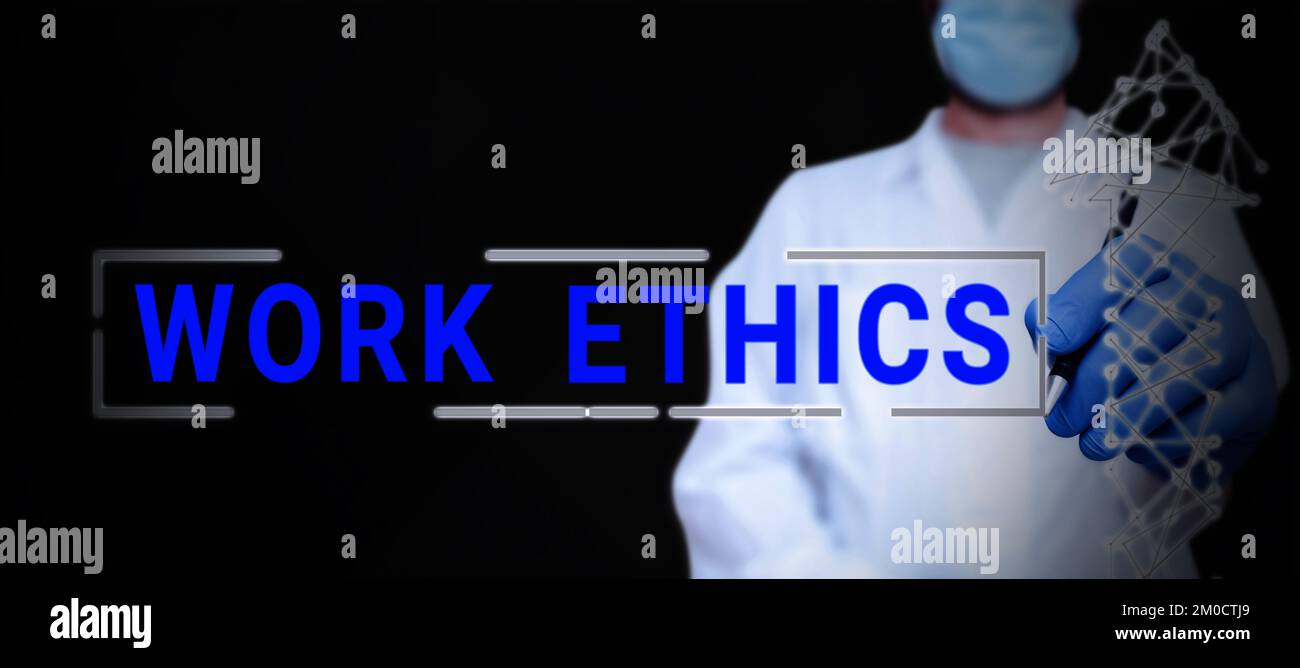 Conceptual display Work Ethics. Word for A set of values centered on ... Conceptual display Work Ethics. Word for A set of values centered on ...