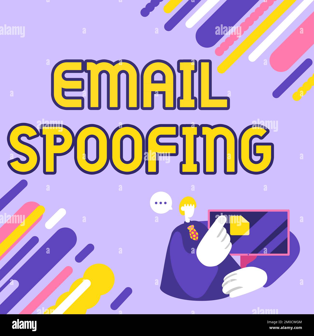Inspiration showing sign Email Spoofing. Business idea secure the ...