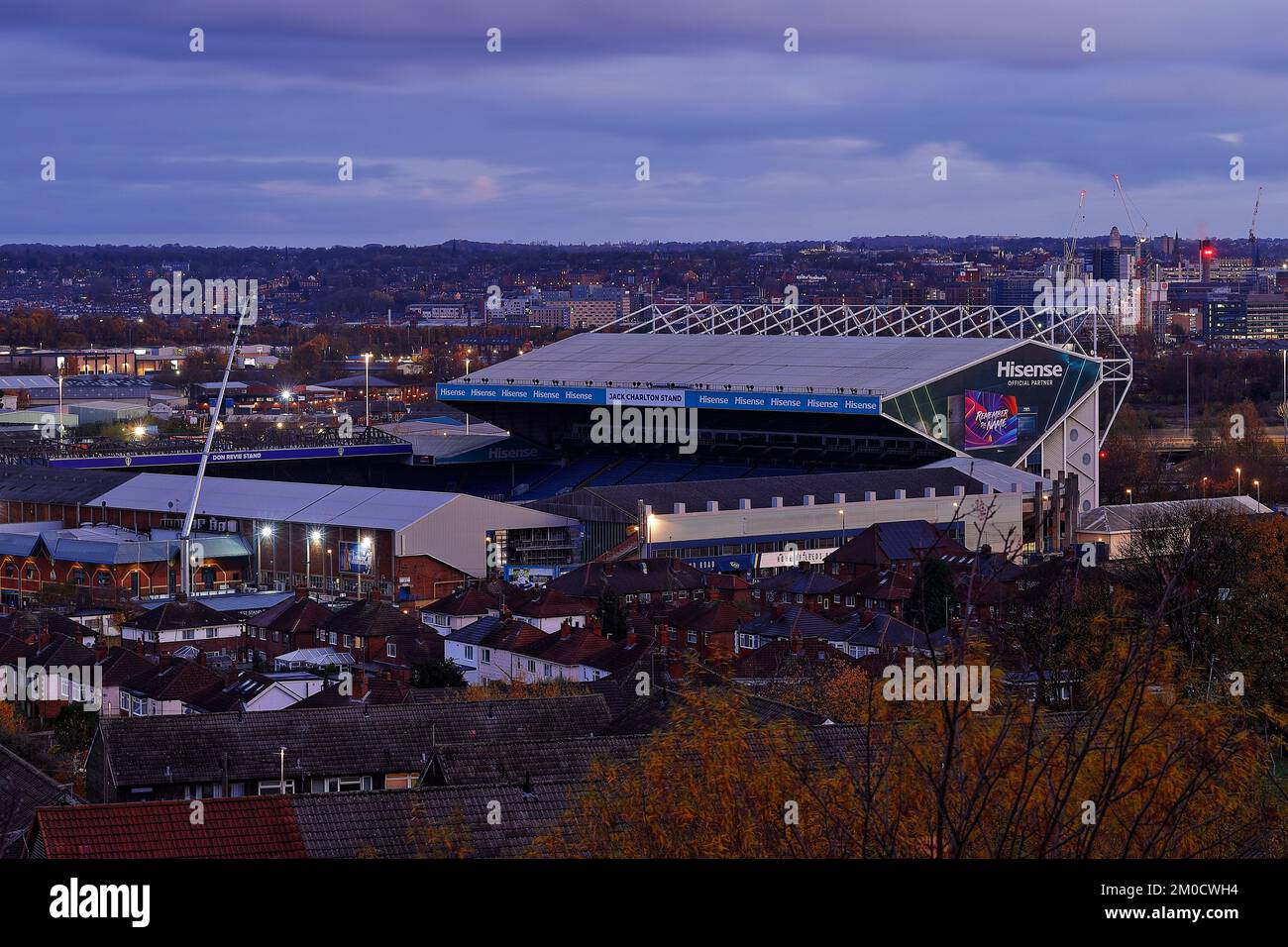 Leeds United Football Ground on Elland Road in Leeds Stock Photo - Alamy