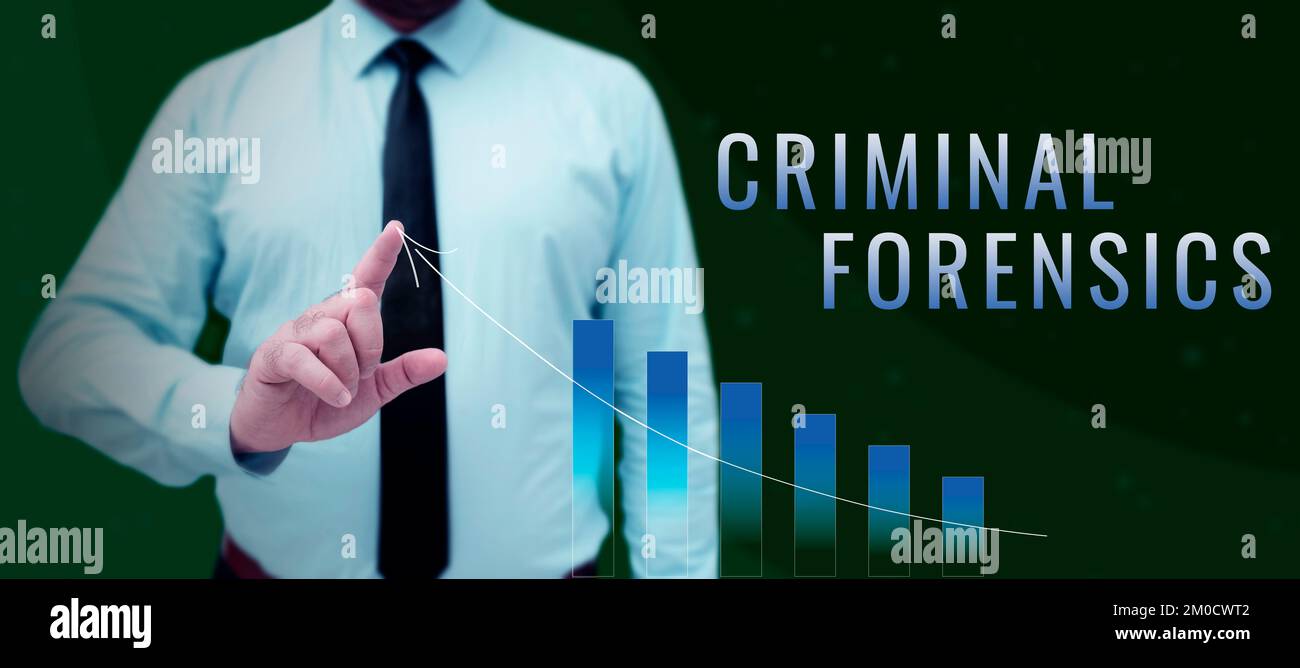 Inspiration showing sign Criminal Forensics. Business approach Federal ...