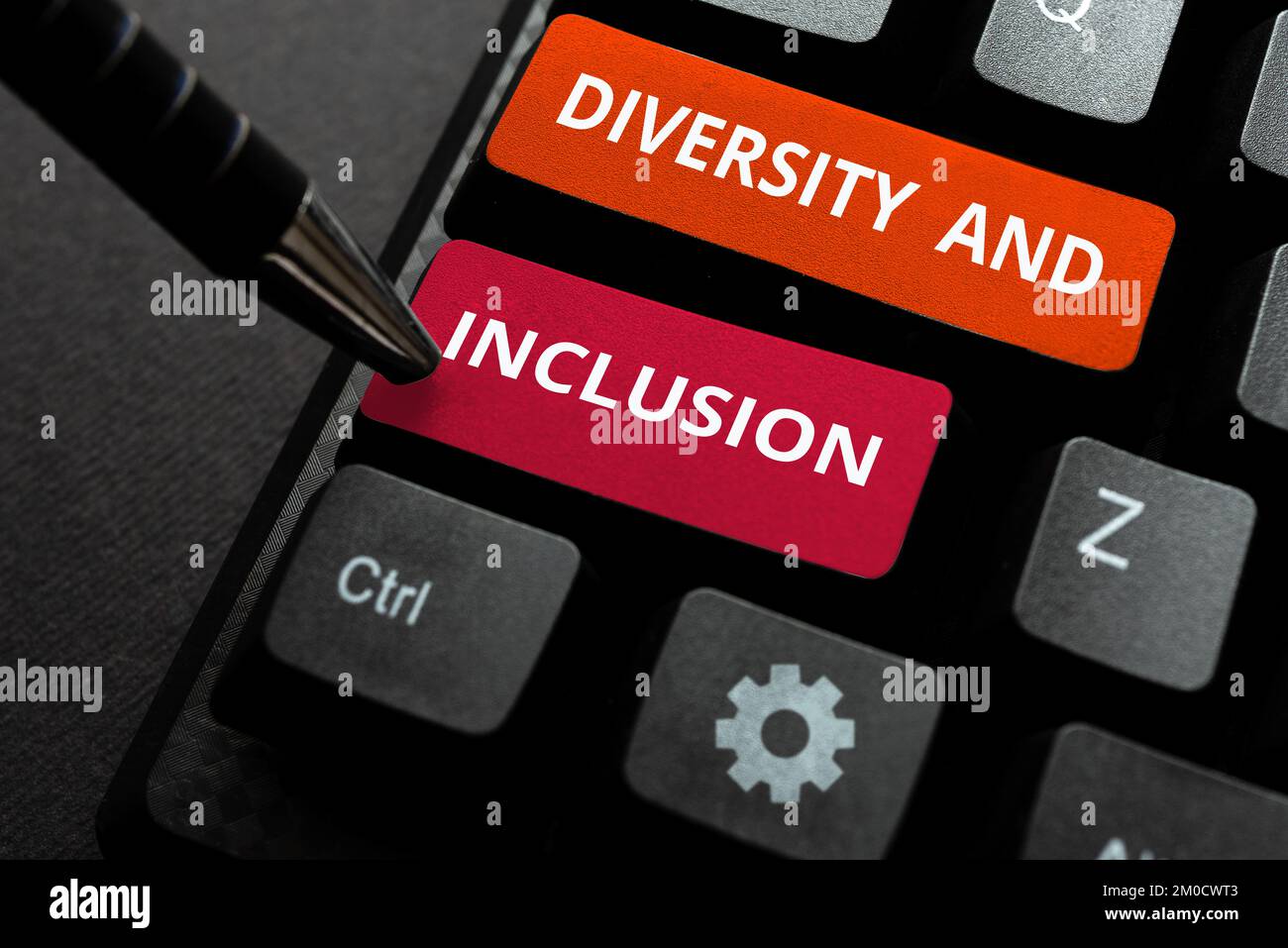 Text caption presenting Diversity And Inclusion. Internet Concept range ...