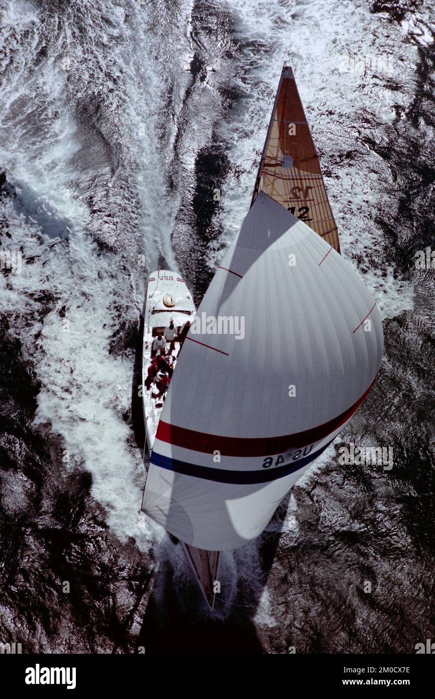 AJAXNETPHOTO. 1986. FREMANTLE, AUSTRALIA. - AMERICA'S CUP - 12M ...