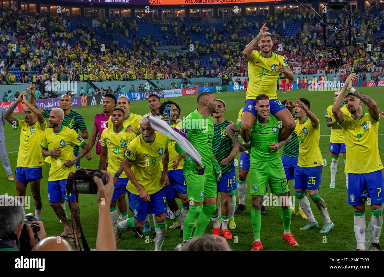 DOHA, CA - 29.01.2015: BRAZIL VS SOUTH KOREA - Brazil vs Korea del Sur ...