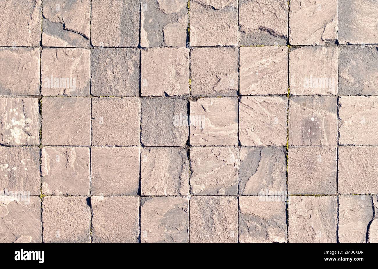 A top view of a cobblestone pavement floor - perfect for background ...
