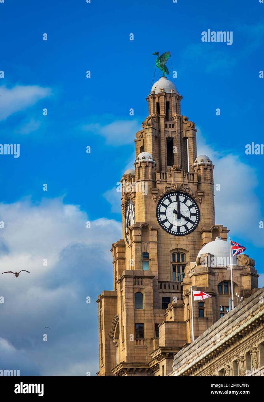 historical building at albert dock in Liverpool, United Kingdom. Royal ...